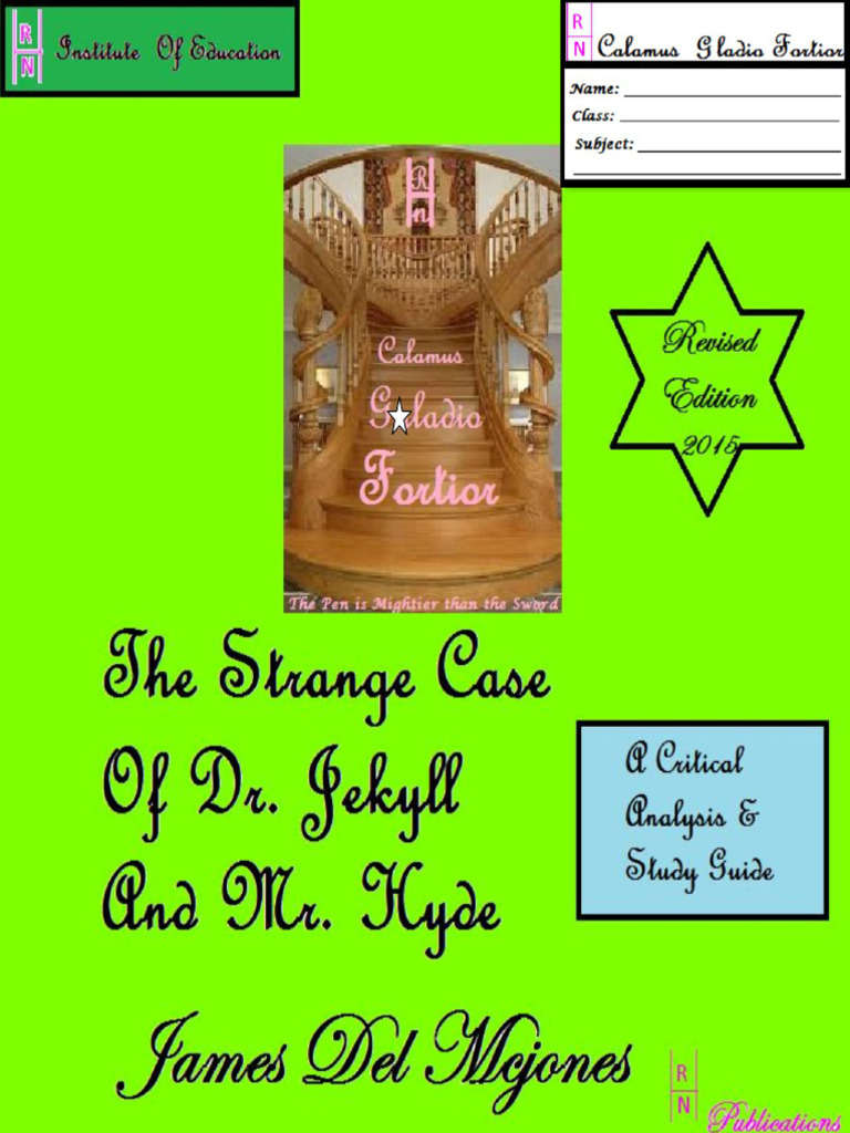 The Strange Case of DR Jekyll and MR Hyde Study Guide | PDF | Strange ...