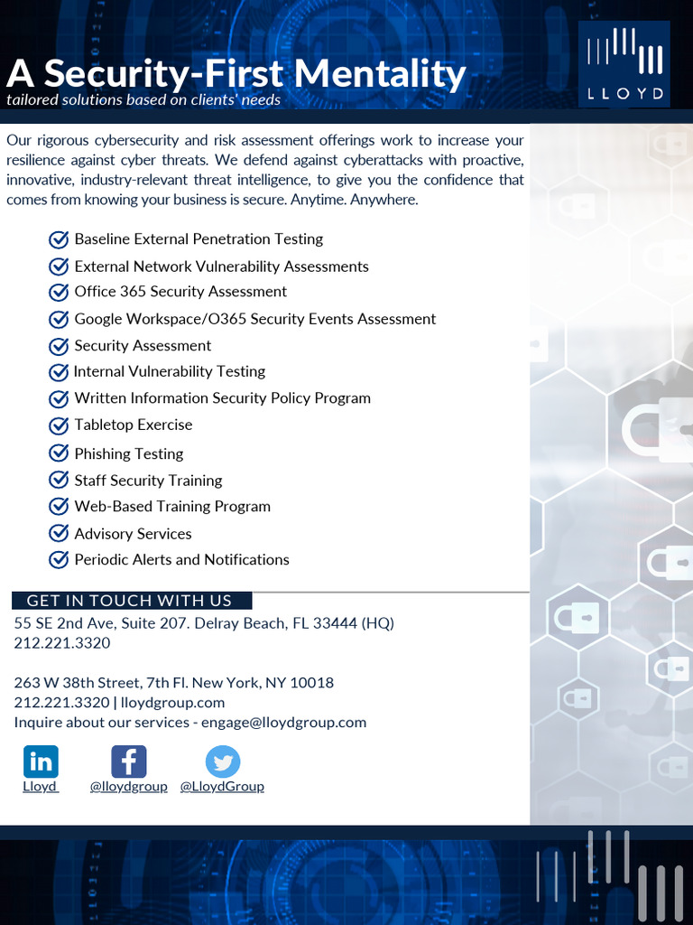 Lloyd Group Security One-Pager | PDF