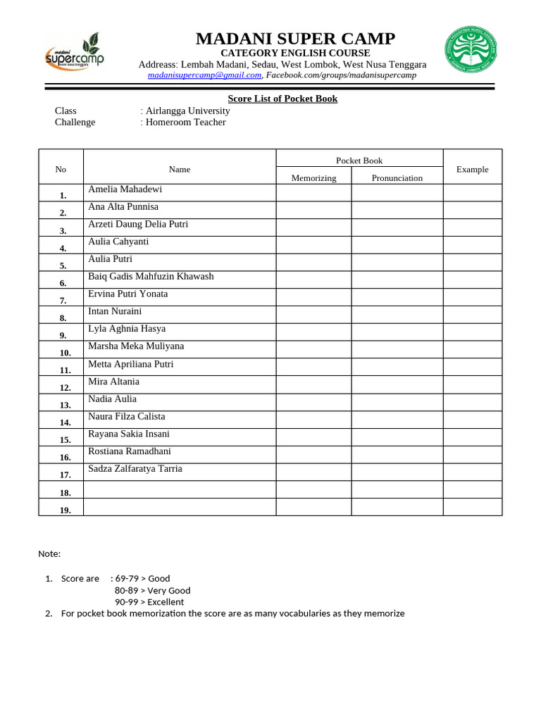 pocket Book English | PDF