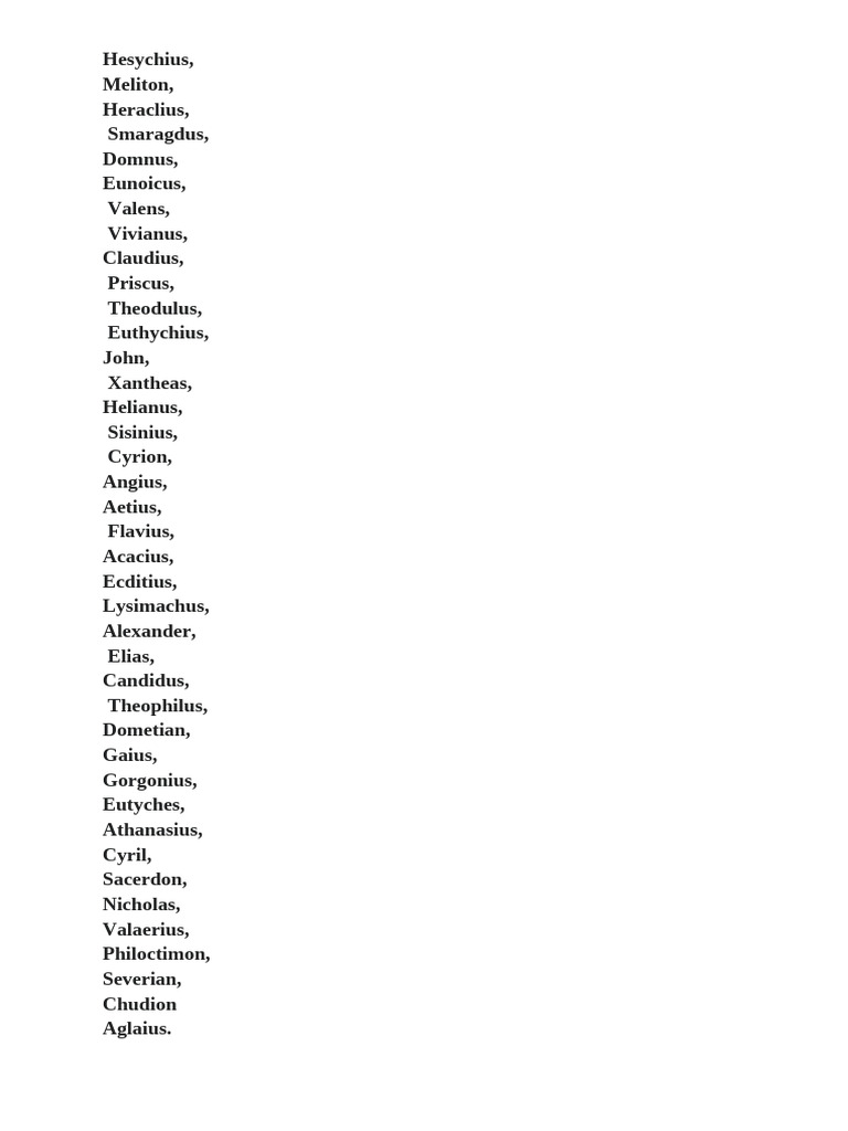 Hesychius | PDF