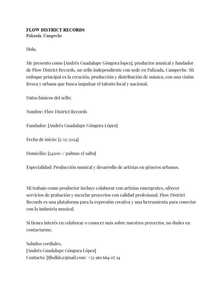 Flow District Records | PDF