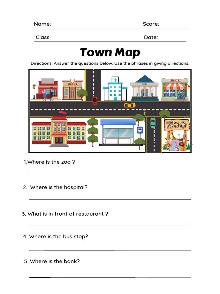 Preposition For Class 2 (In Front Of, Beside, Behind, Between) | PDF