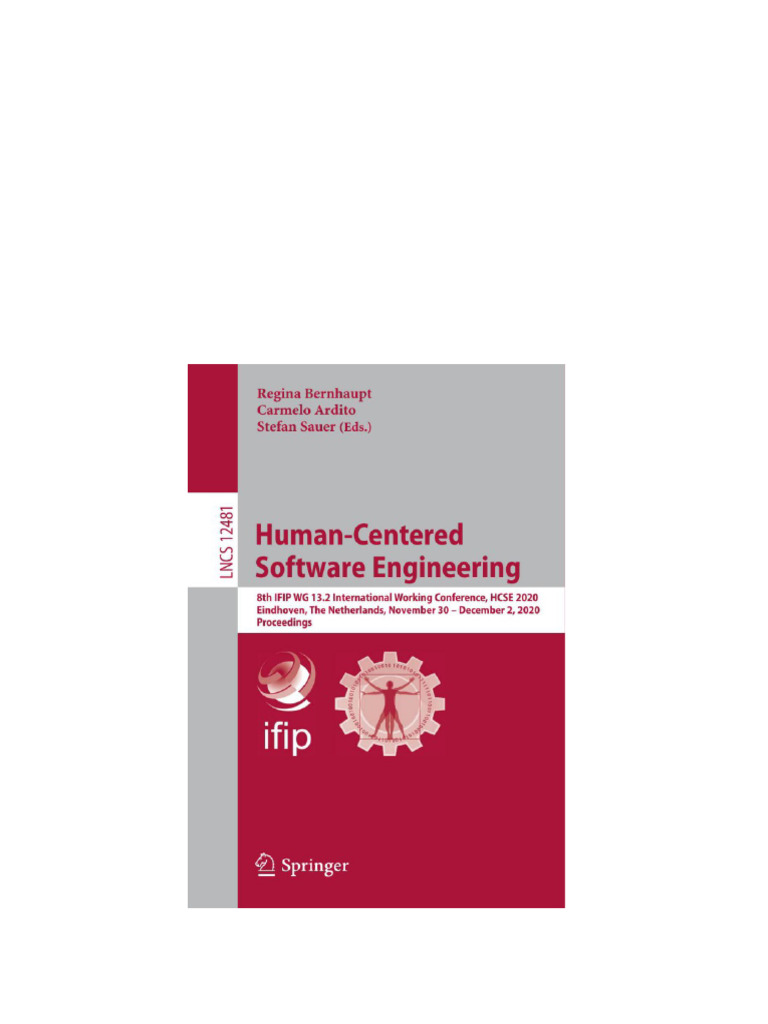 Human Centered Software Engineering Integrating Usability in The Software Development Lifecycle ...