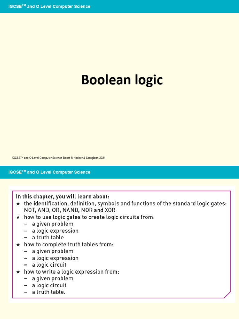 Boolean - Logic | PDF | Logic Gate | Electrical Circuits