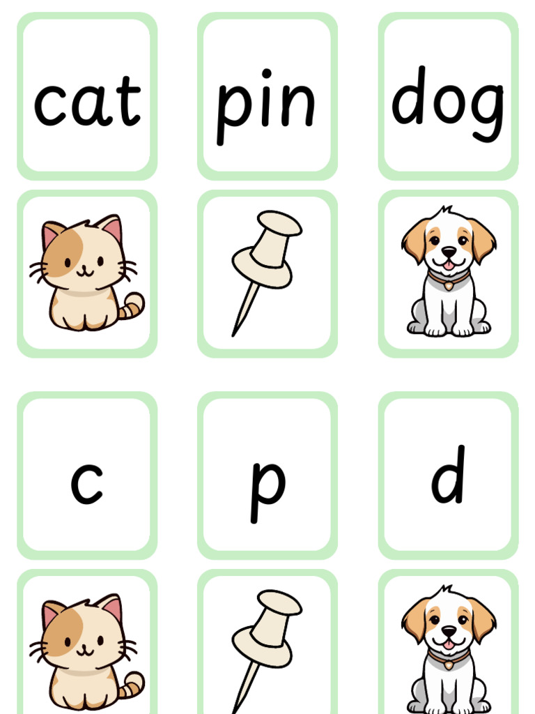 CVC Flashcards | PDF