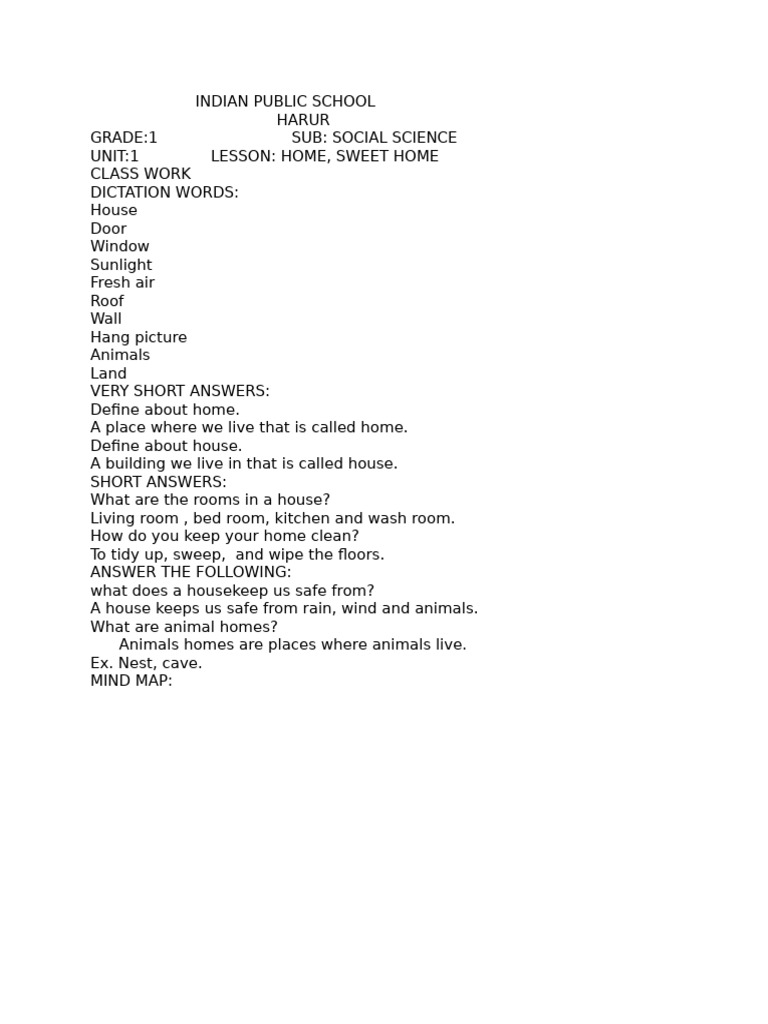 Grade 1 Lesson 6 | PDF