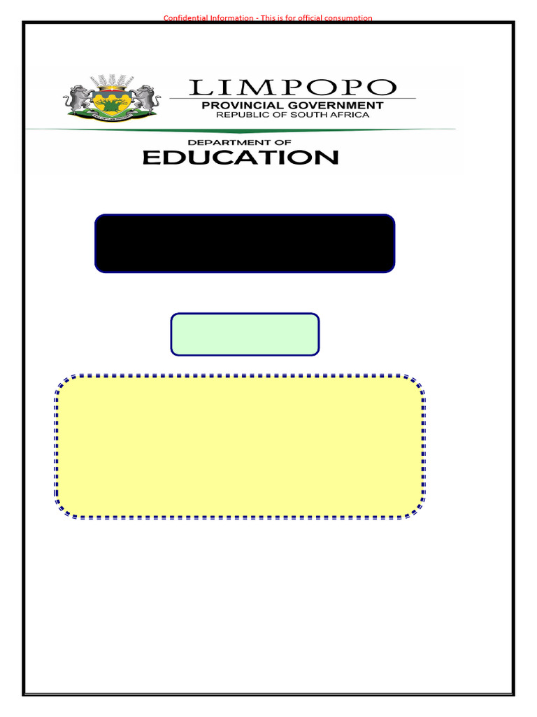 Formal Task 3 Grade 10 Marking Guideline (Assignment) For 24 May Eng ...