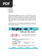 Dosis Peditricas y Regla de 3 | PDF | Medicamentos con receta | Drogas