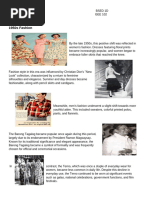 Evolution of Fashion in the Philippines | PDF | Clothing | Fashion