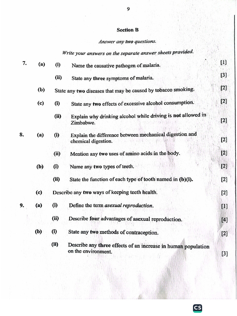 NOV 2022 P2 Section B | PDF