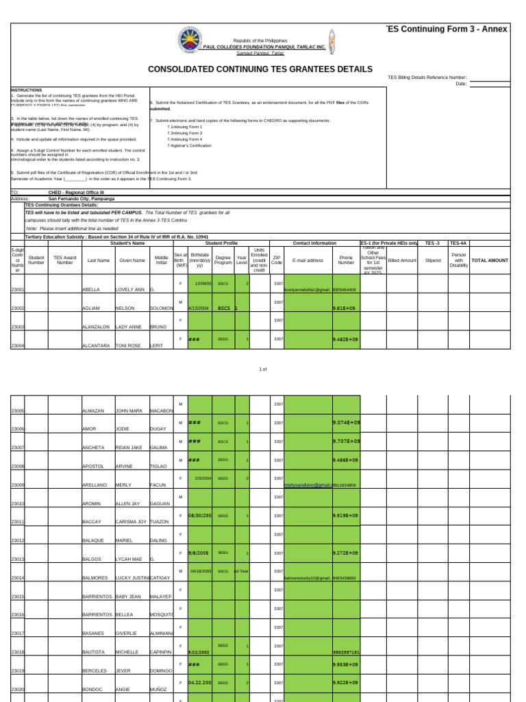 106 Billing 2023-2024 - 4ps 13.1 - Copy-1 | PDF