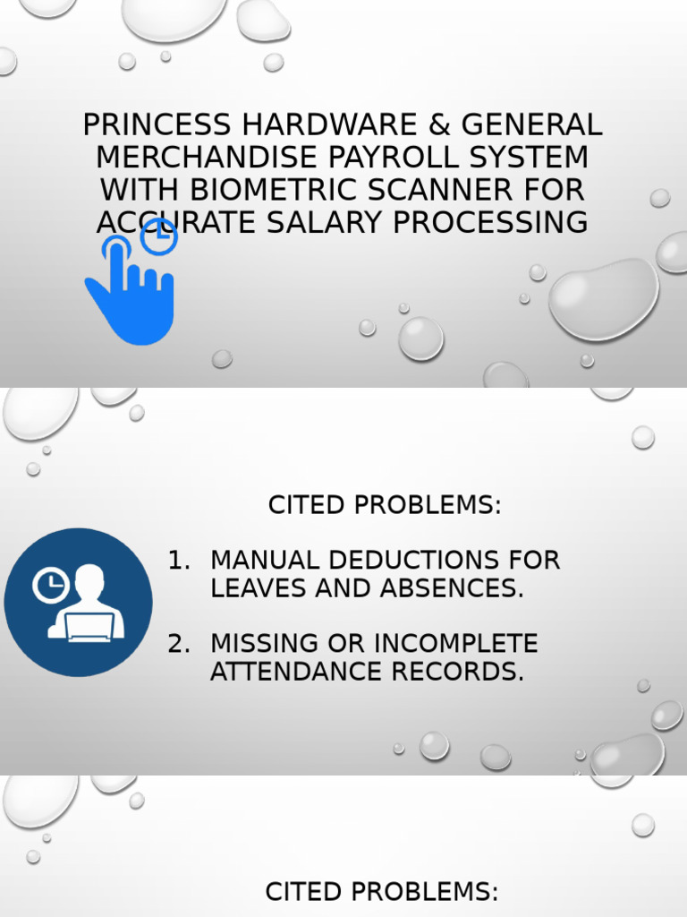 Princess Hardware & General Merchandise Payroll System With | PDF