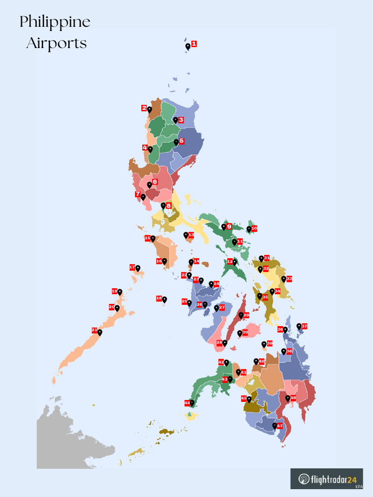Philippine Airports With IATA & ICAO Codes | PDF | Encodings