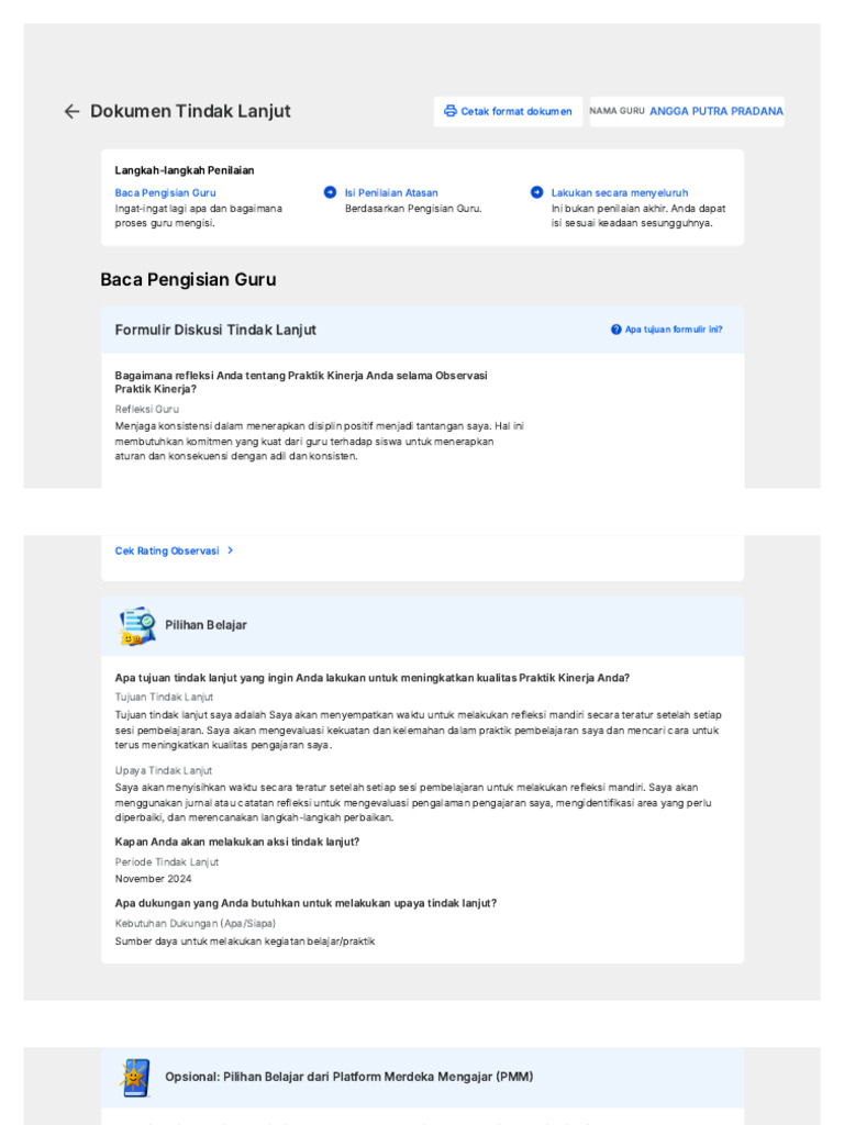 Pengelolaan Kinerja Angga 2 | PDF