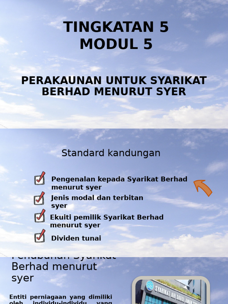 Modul 5.1 Pengenalan Kepada Syarikat Berhad | PDF