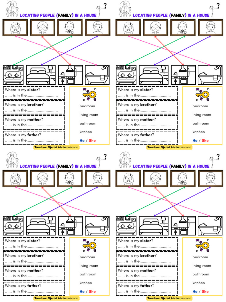 Locating Family in A House - Duplicate | PDF