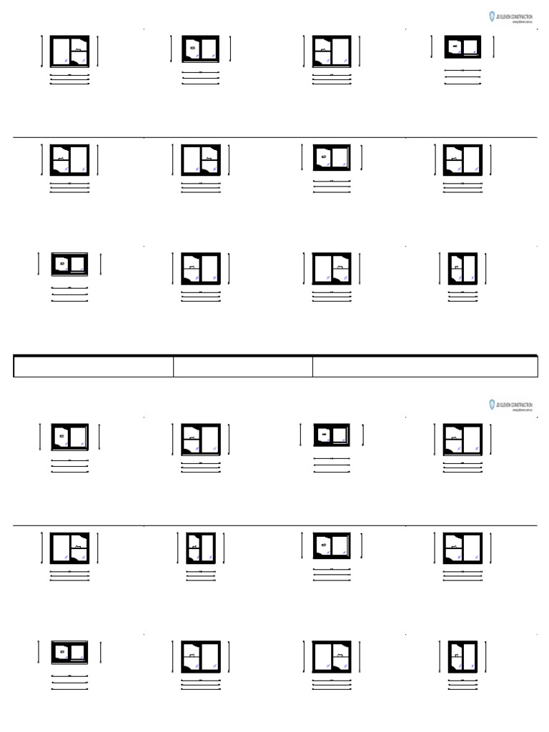 Window Schedule - S0007 Queenscliff Job - Stage 2 | PDF | Window | Glasses