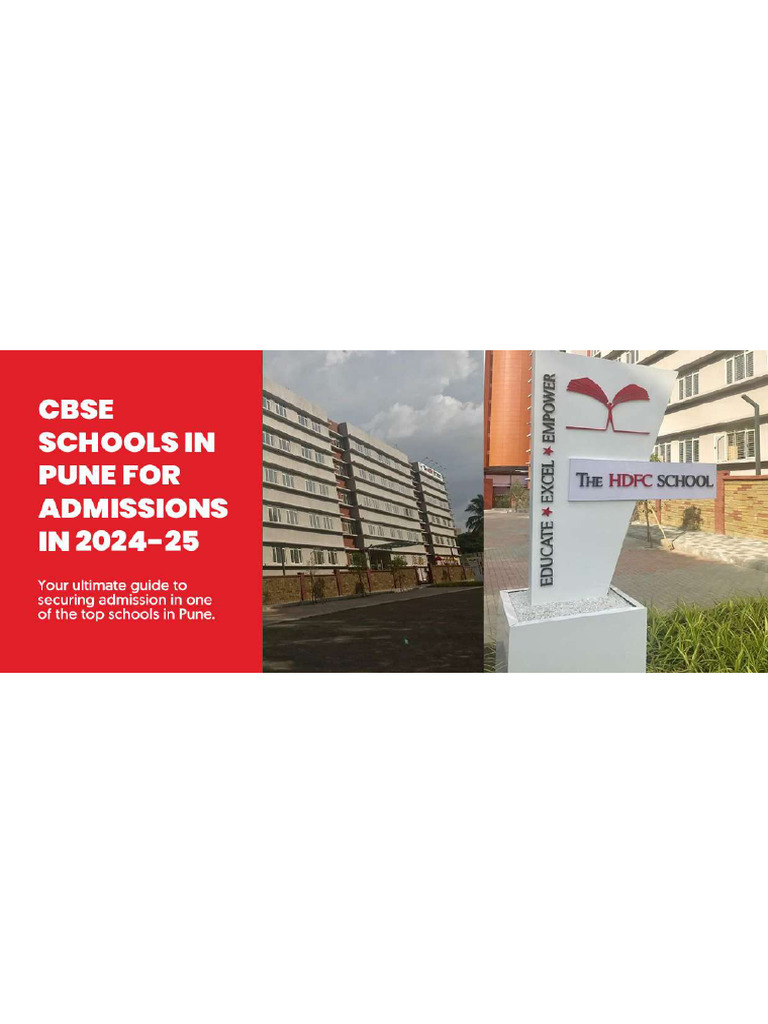 Best Schools in Pune | PDF