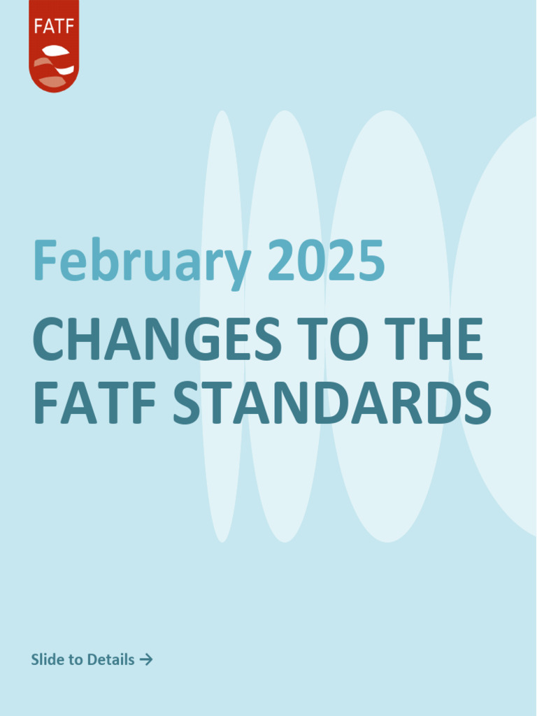 February 2025 Plenary - Changes To The FATF Standards | PDF | Risk
