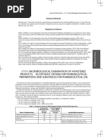 USP 1111 - Microbial Examination | PDF | Colony Forming Unit ...