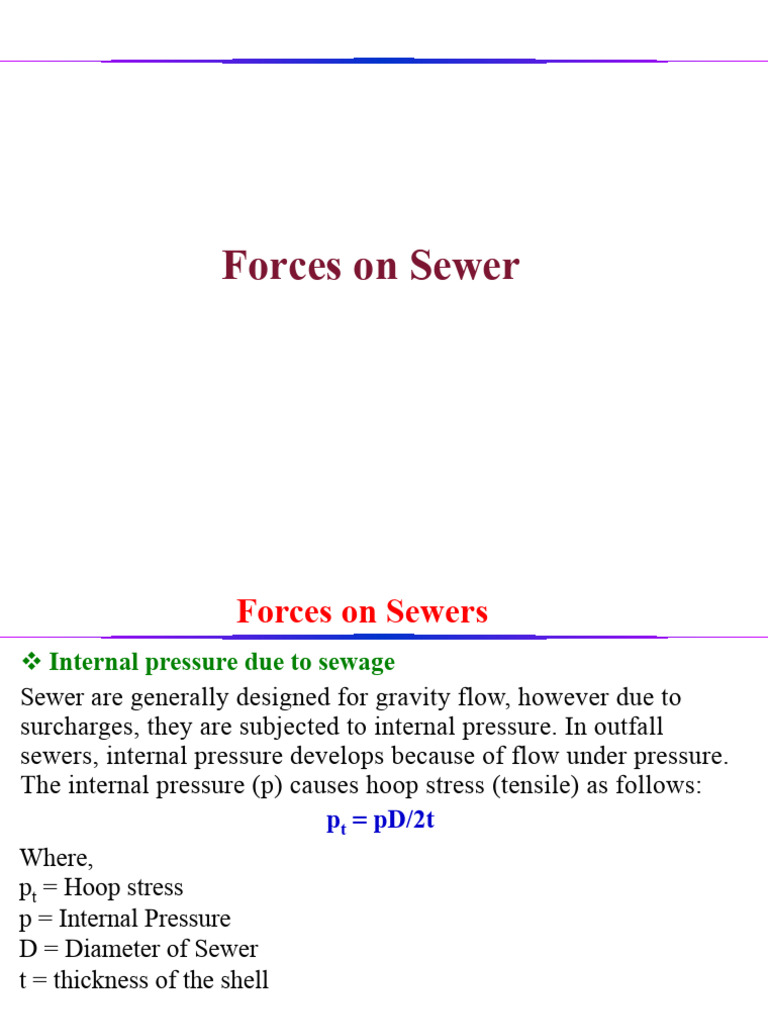 Sewer Line Layout and Construction Guide | PDF | Sanitary Sewer ...