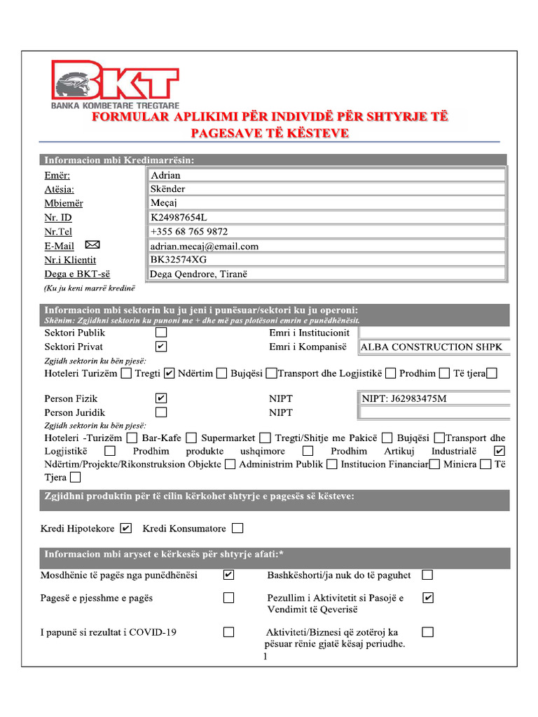 Printed Finance 2022 Albanian 2pages Template 6 Rework | PDF