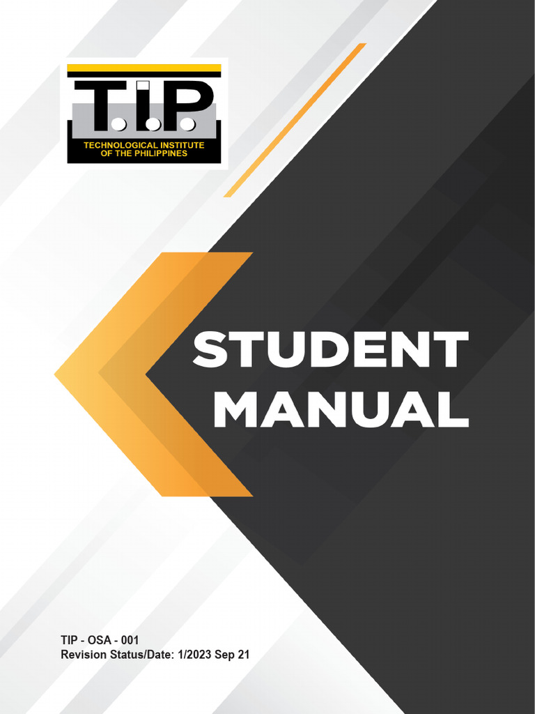 TIP Student Manual and Guidelines | PDF