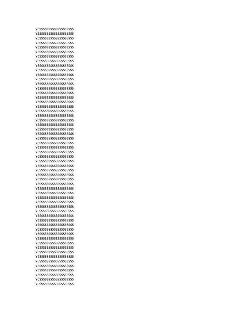 Yessssssssss S Sssssssss | PDF