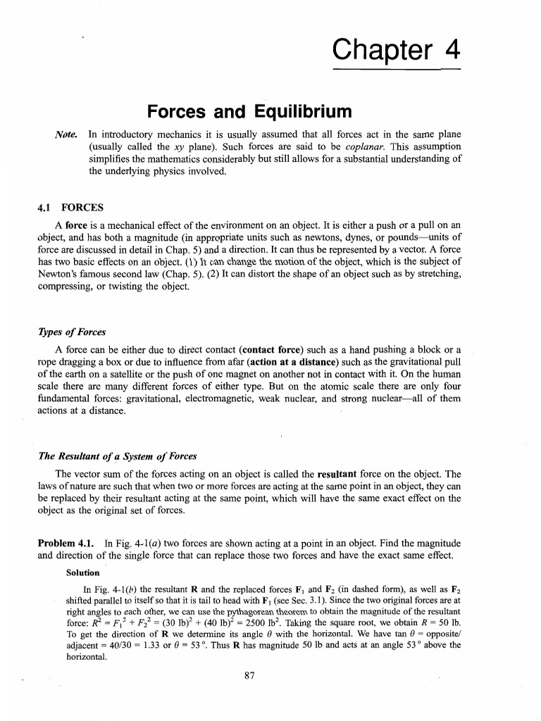 PHY211 Lecture Pages Schaum | PDF | Force | Friction