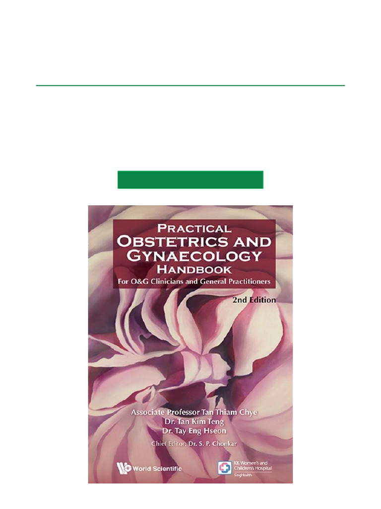 Practical Obstetrics and Gynaecology Handbook For O&g Clinicians and General Practitioners (2nd ...