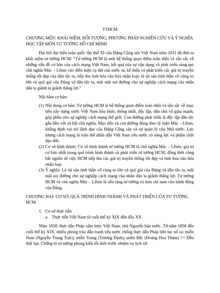 TTHCM | PDF