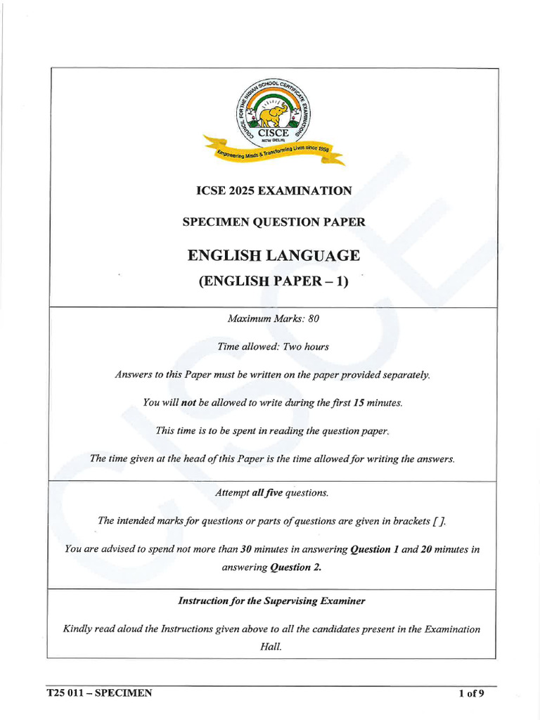 English Language | PDF