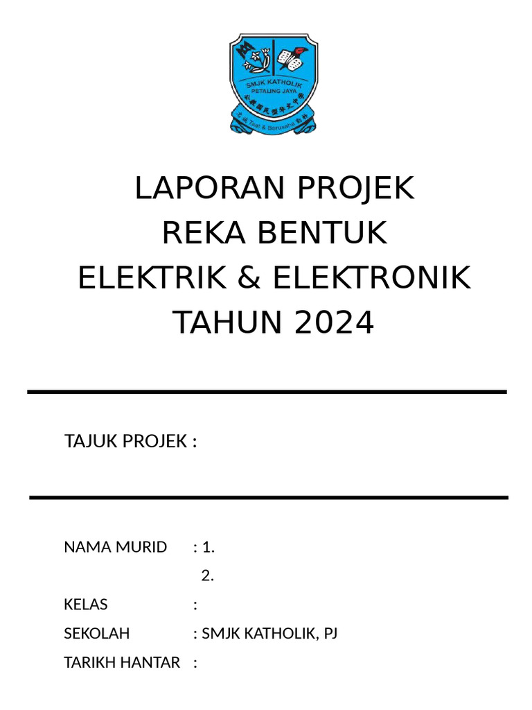 Contoh Laporan Elektrik Dan Elektronik RBT Tingkatan 2 | PDF