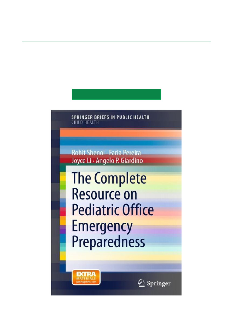 Pediatric Emergency Preparedness Guide | PDF | Emergency Medical ...