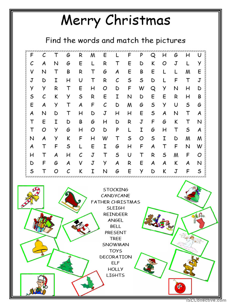 Christmas Wordsearch | PDF