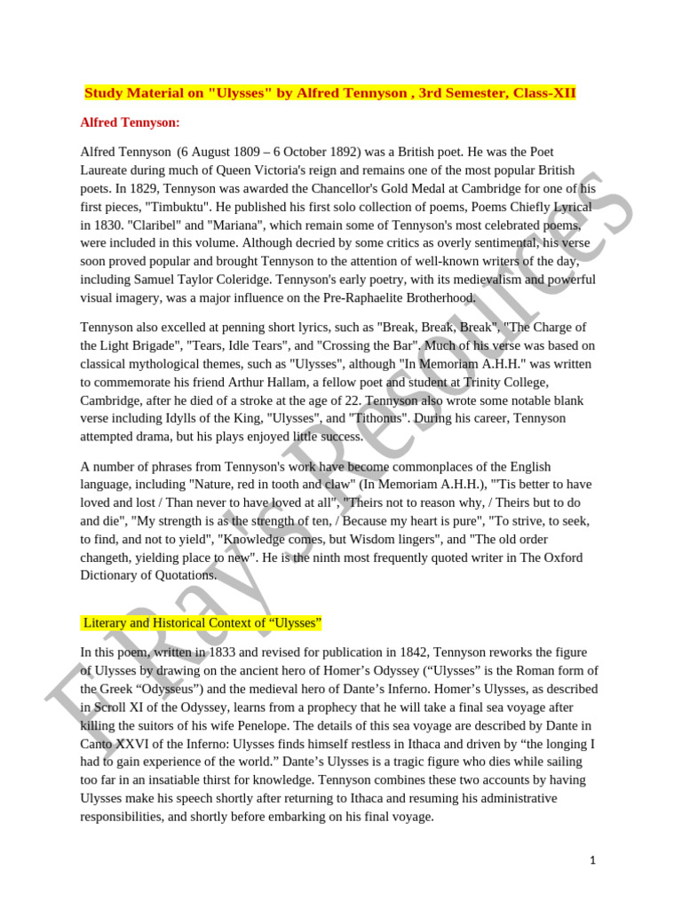 Ulysses | PDF