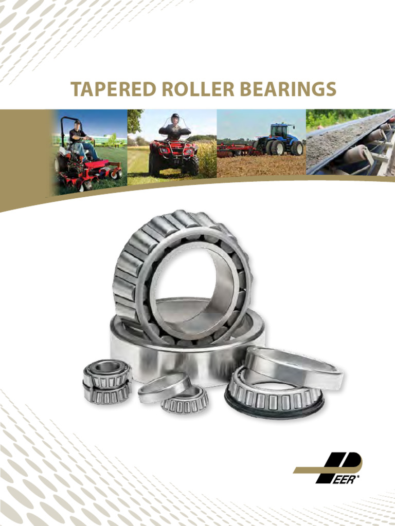 PEER Tapered Roller Bearings Overview | PDF | Bearing (Mechanical)