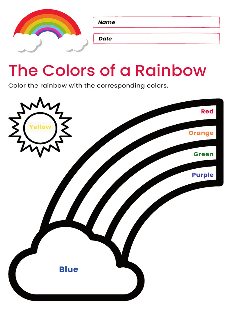 Colorful Rainbow Coloring Worksheet 20250508 095516 0000 | PDF