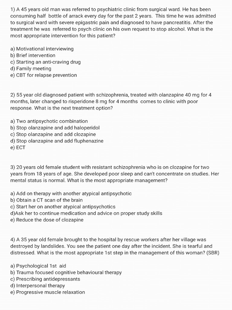 Psychiatry | PDF