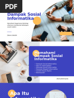 Makalah Dampak Sosial Informatika Lengkap | PDF
