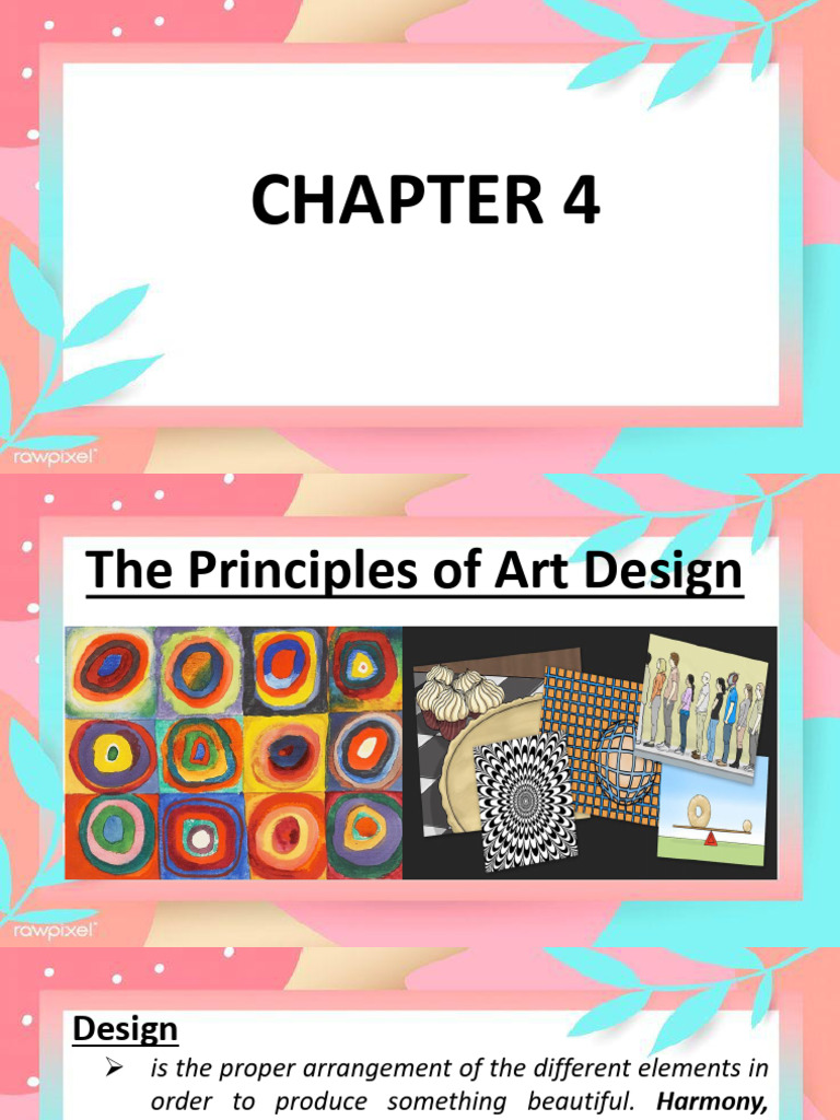 4. the Principles of Art Design | PDF | Harmony | Composition (Visual Arts)