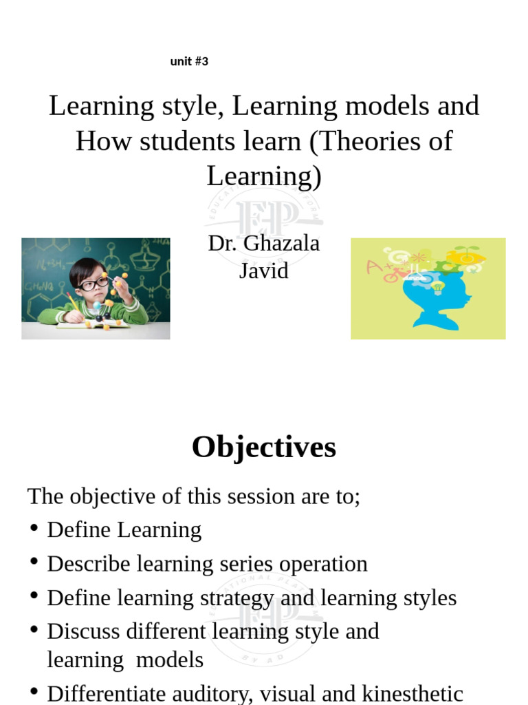 Unit 3 Learning Cycles, Models and Learning Styles, Educational Platform | PDF | Learning ...
