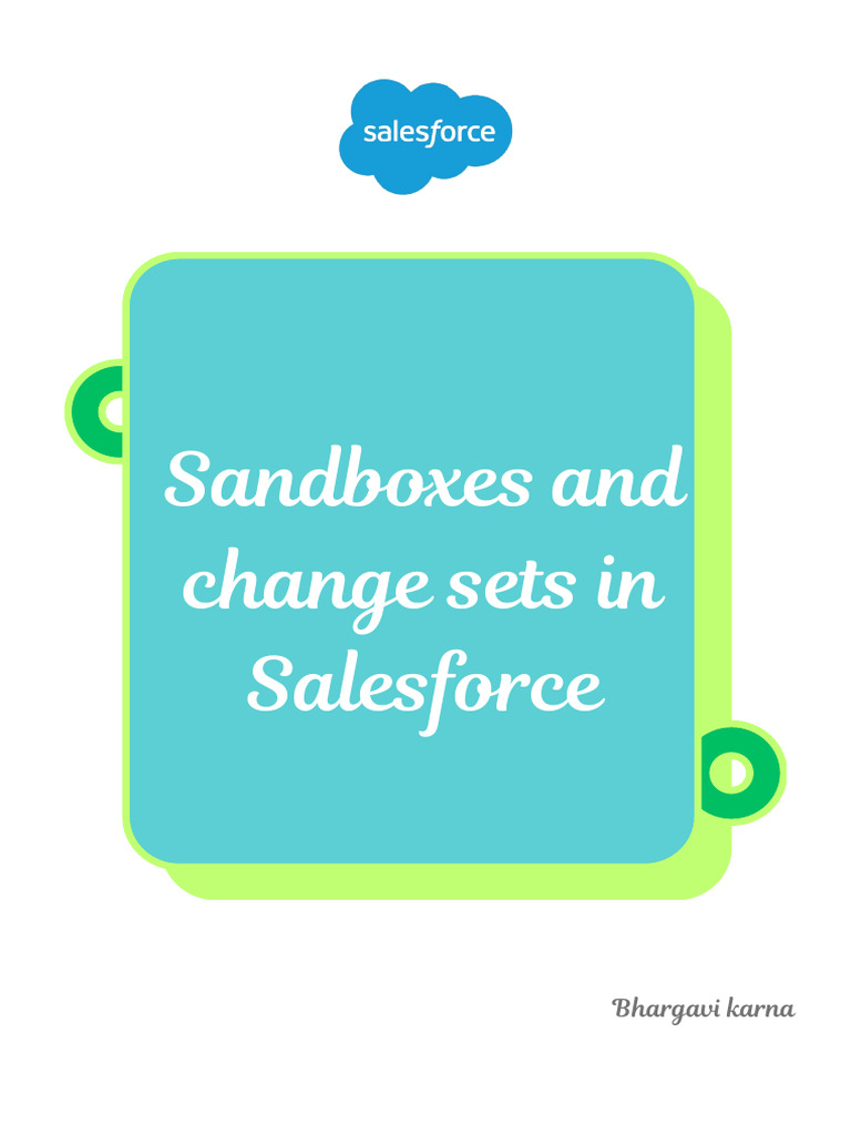 Sandboxes and Changesets - Salesforce | PDF | Software | Information ...