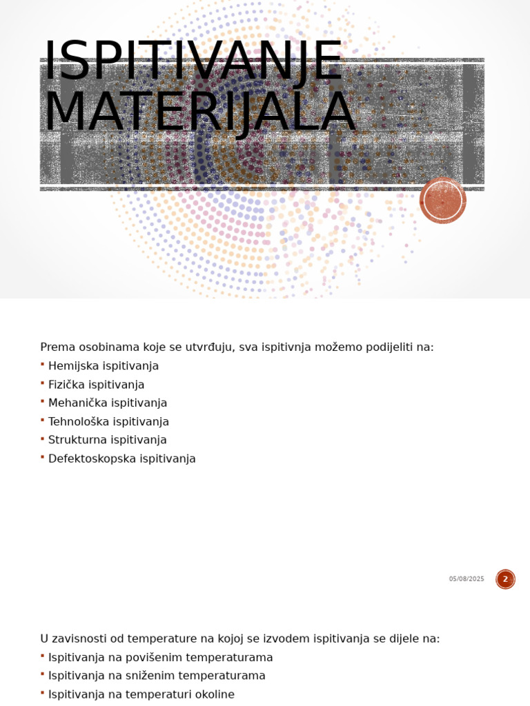 Ispitivanje Materijala | PDF