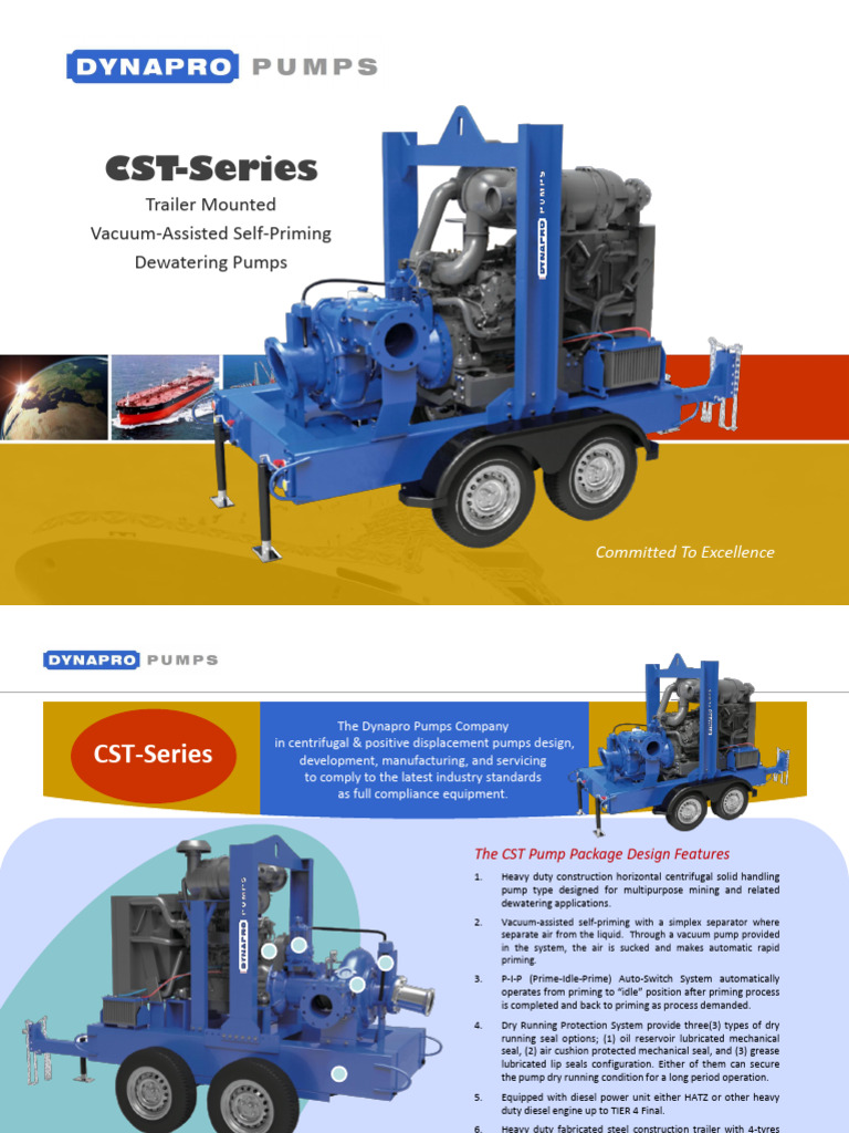 DYNAPRO PUMPS DEWATERING CST 2021 | PDF | Pump | Mechanical Engineering