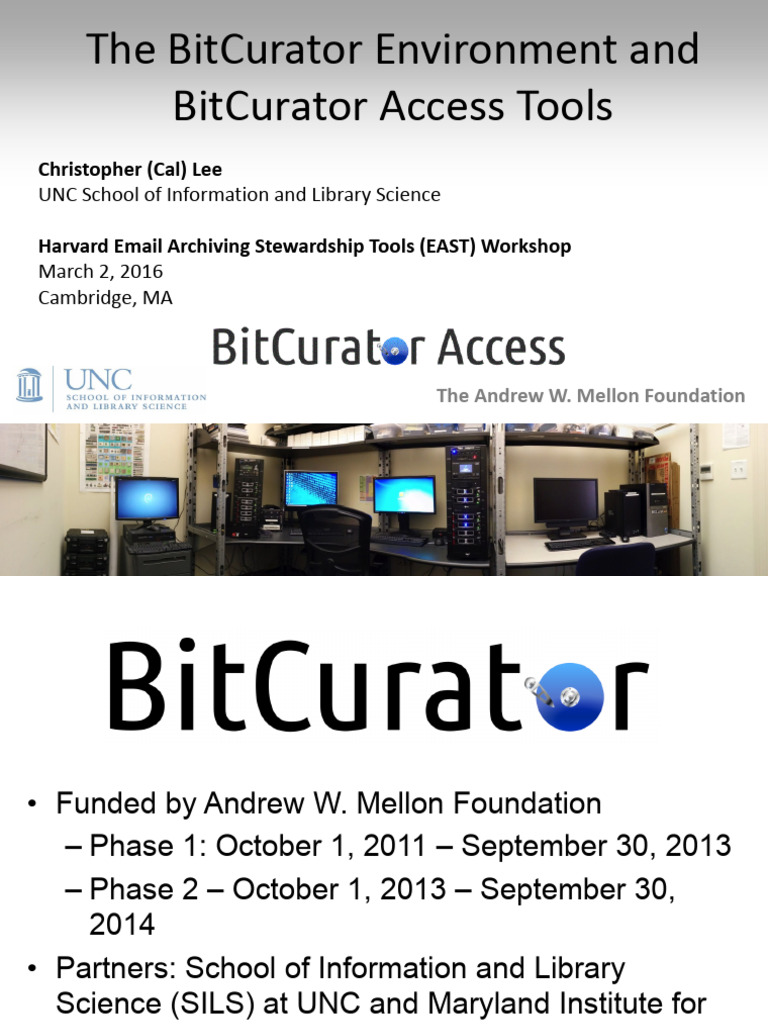 Harvard East Bitcurator Demo 20160302 | PDF | Computer File | Metadata