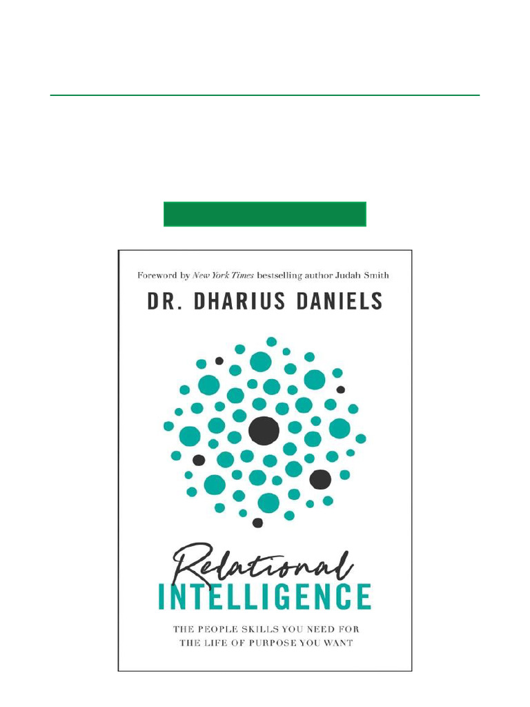 Relational Intelligence for Purposeful Living | PDF | English Standard ...