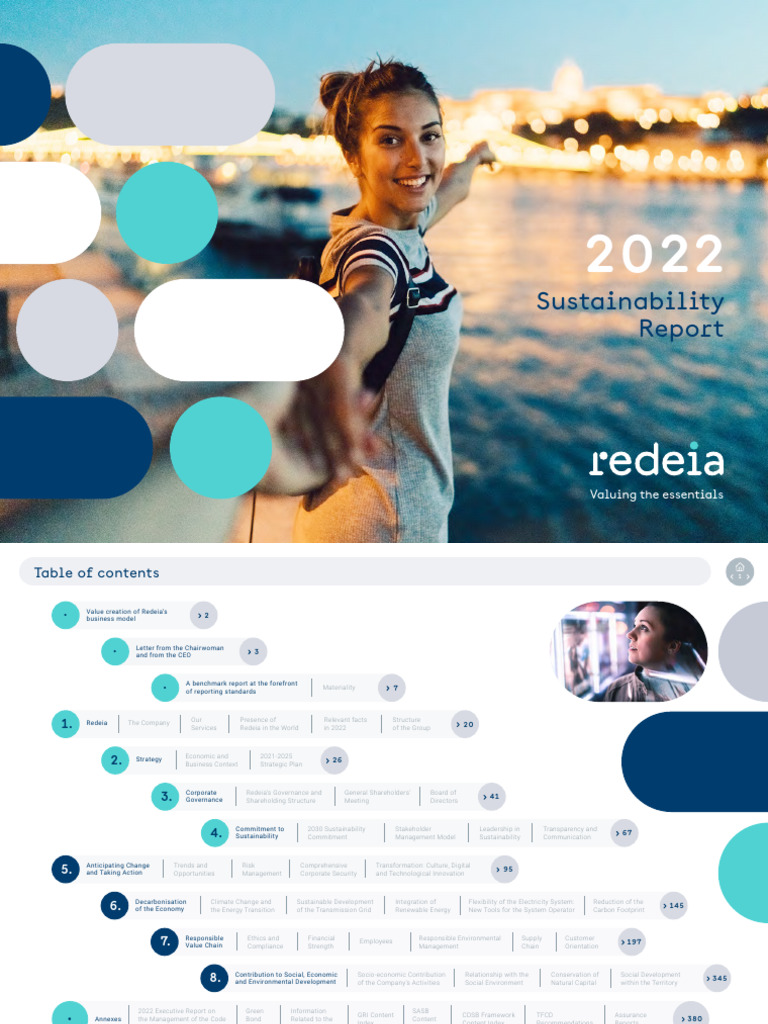Redeia Sustainability Report 2022 | PDF | Sustainability | Governance