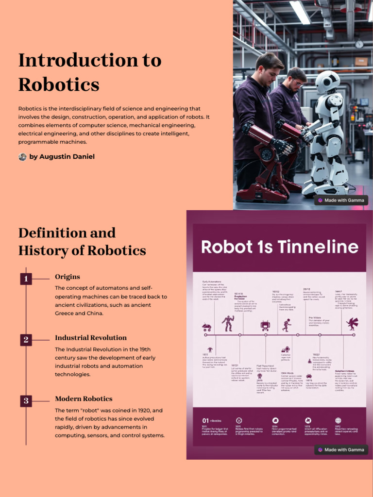 Introduction to Robotics | PDF | Robotics | Robot