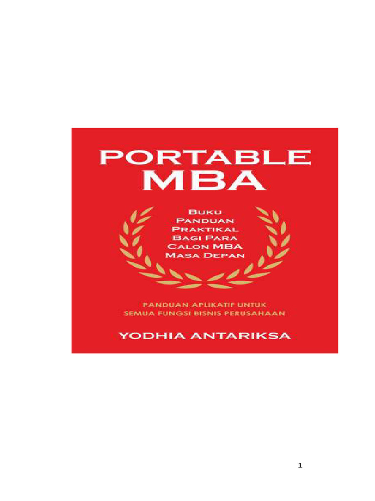 Portable MBA | PDF
